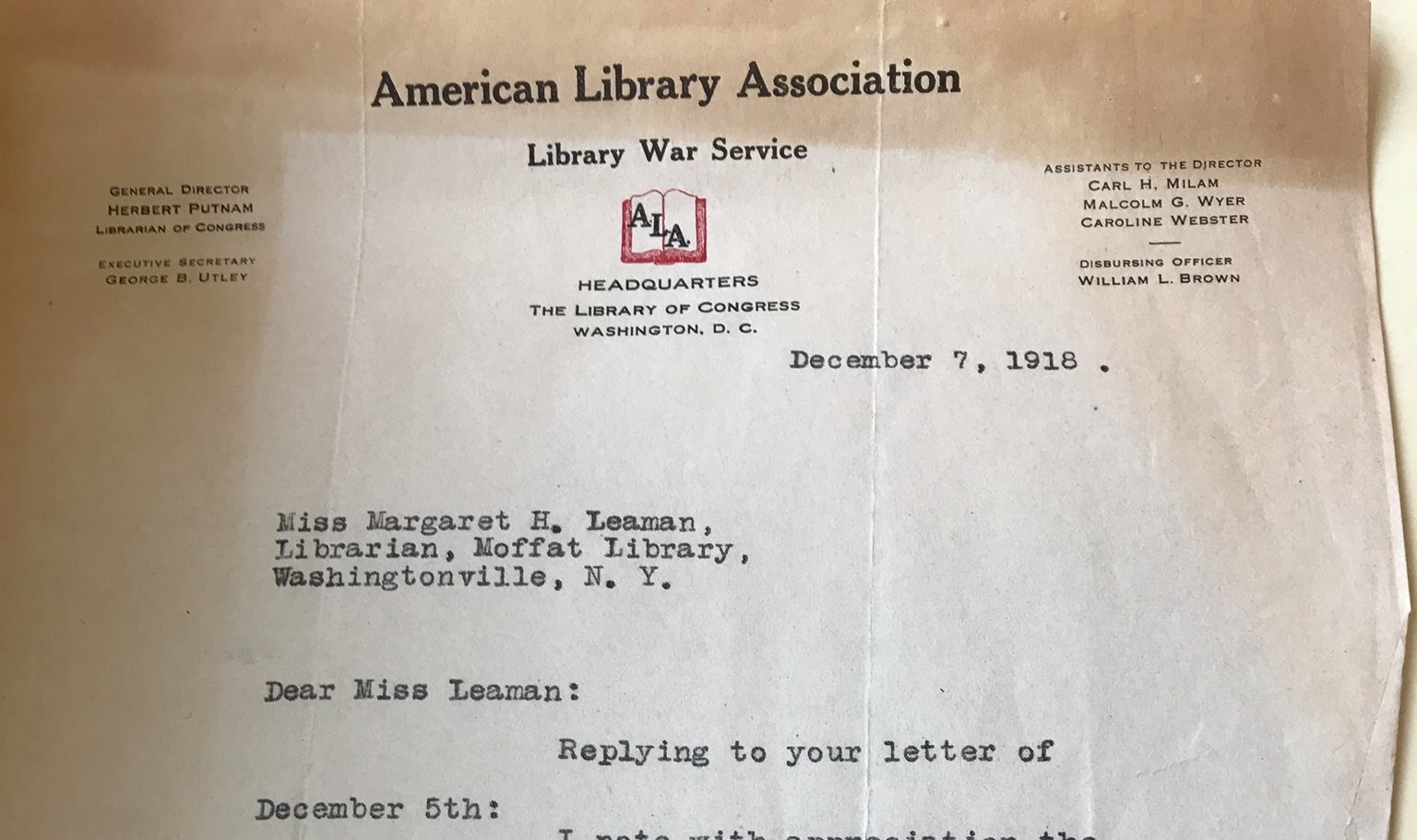 Throwback Thursday: December 7, 2023 - Moffat Library | Restored ...